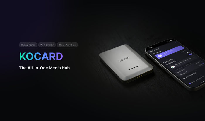 KOCARD 2-IN-1 Smart Back Up & Data Hub – Kocard